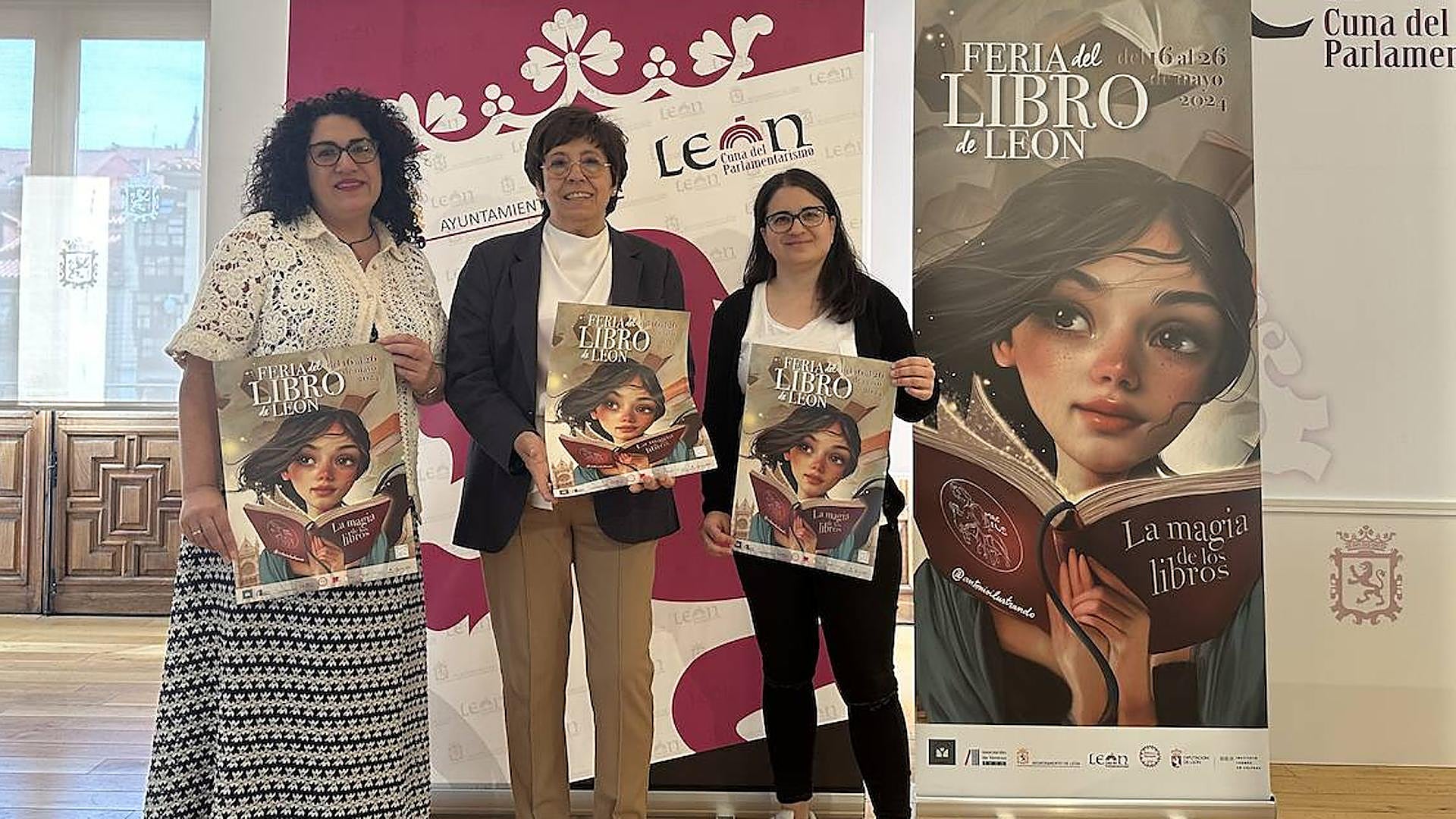 José María Merino y Ana Merino inaguran la 46ª Feria del Libro de León ...