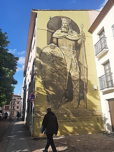 Zamora recuerda al rey Alfonso IX de León en un mural | leonoticias.com