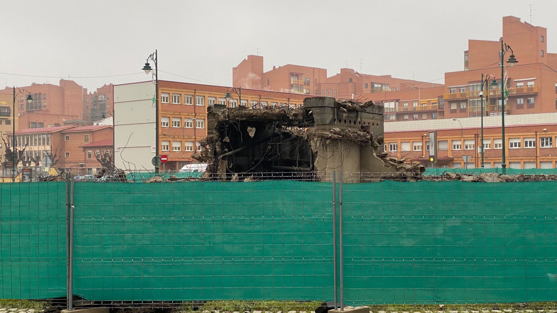 Así evolucionan las obras en la glorieta Carlos Pinilla | leonoticias.com