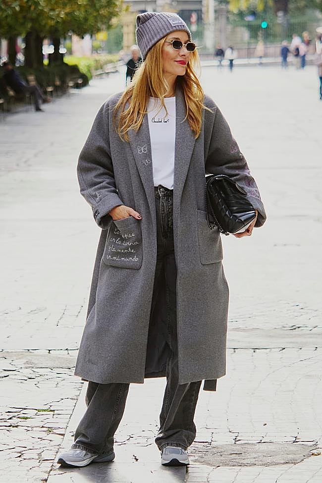 Abrigos grises originales para estilizar looks de invierno a los 50 ...