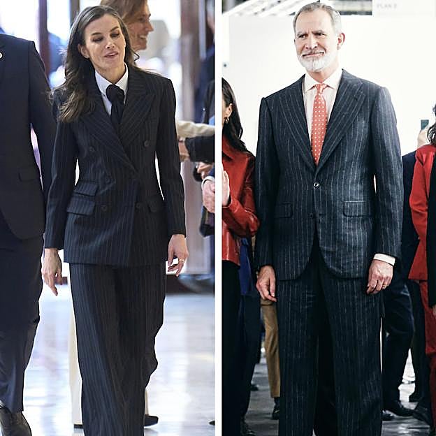 Letizia le marca el camino al rey Felipe: así ha copiado a la Reina en ...