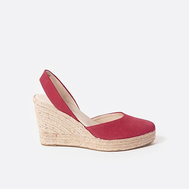 Alpargatas rojas de cuña: el zapato cómodo y colorido que regresa en ...