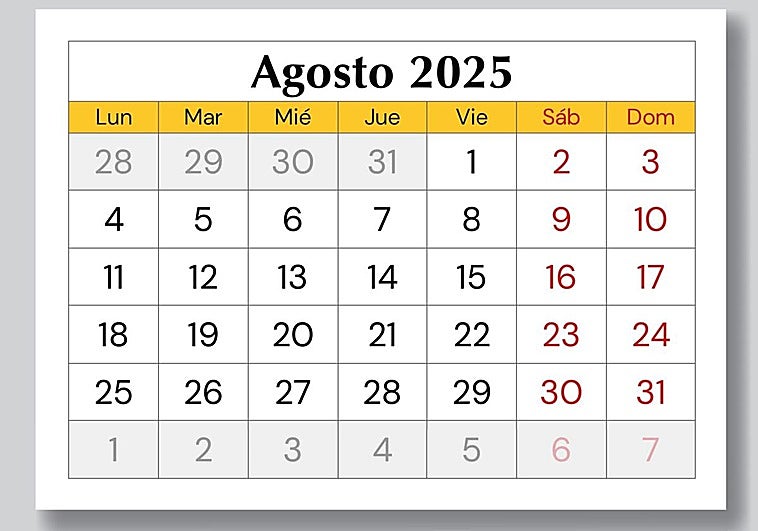 El mes de agosto se llama así por un emperador romano | Diario Sur