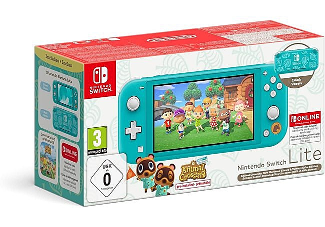 Hazte ya con el pack Nintendo Switch Lite azul turquesa + Animal ...