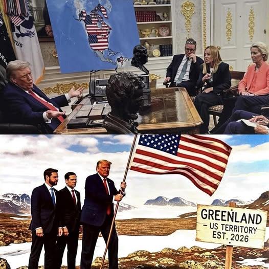 Trump planta la bandera en Groenlandia | El Comercio: Diario de Asturias