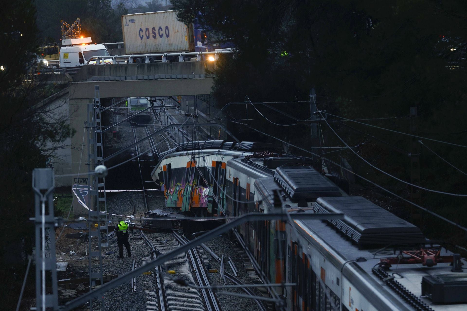 El descarrilamiento de un tren de Rodalies en imágenes | leonoticias.com