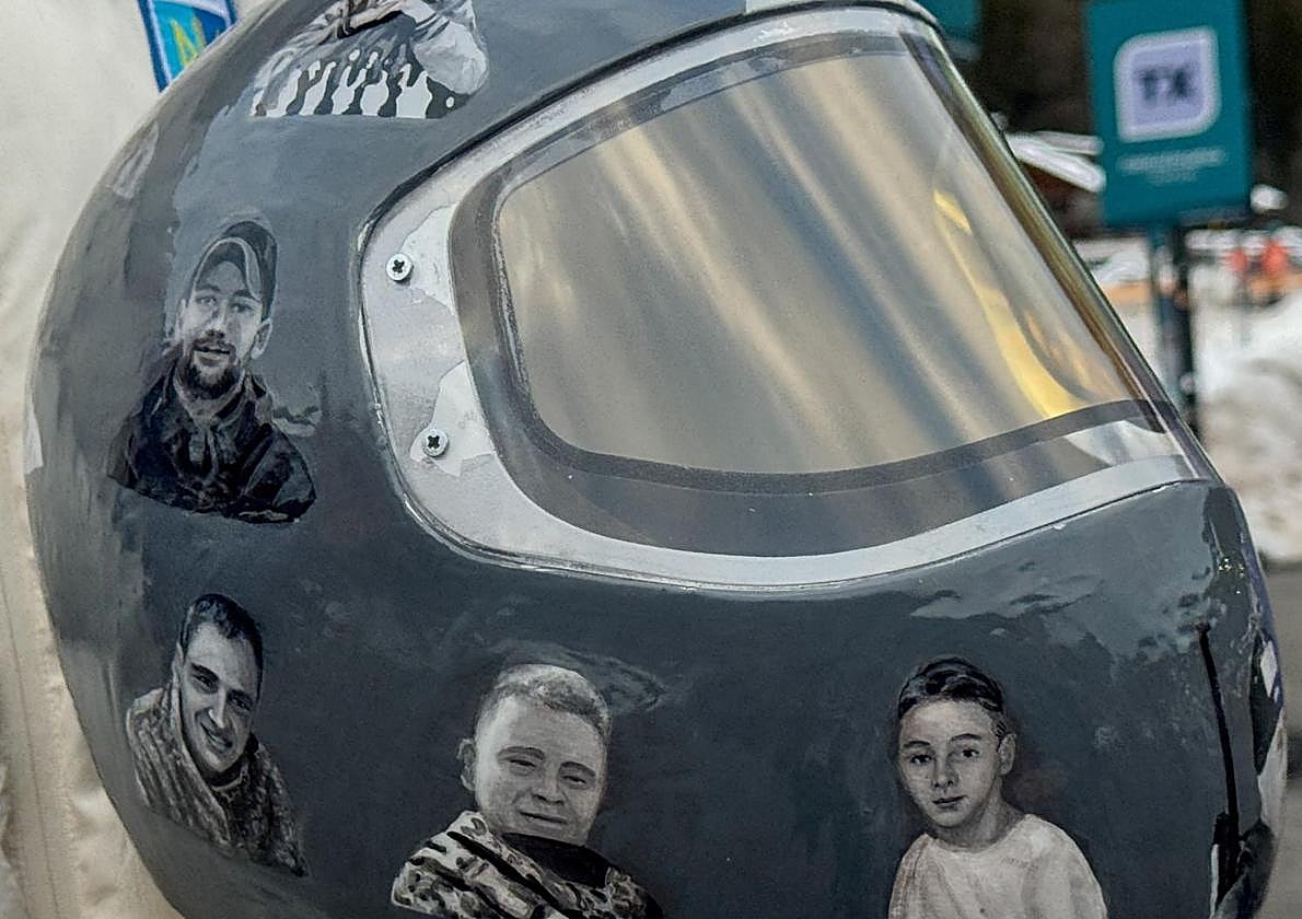 Vladyslav Heraskevych, el 'polémico' casco por las víctimas de la ...