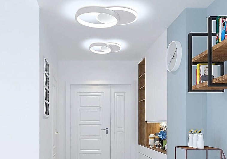 Ilumina tu casa con estilo con estos plafones LED de techo que te crean ...
