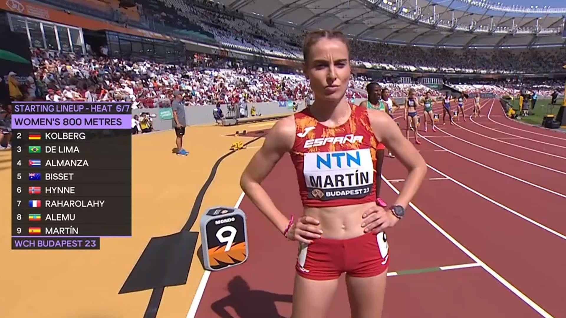 Lorena Martín es quinta en su serie y no accede a semifinales del ...