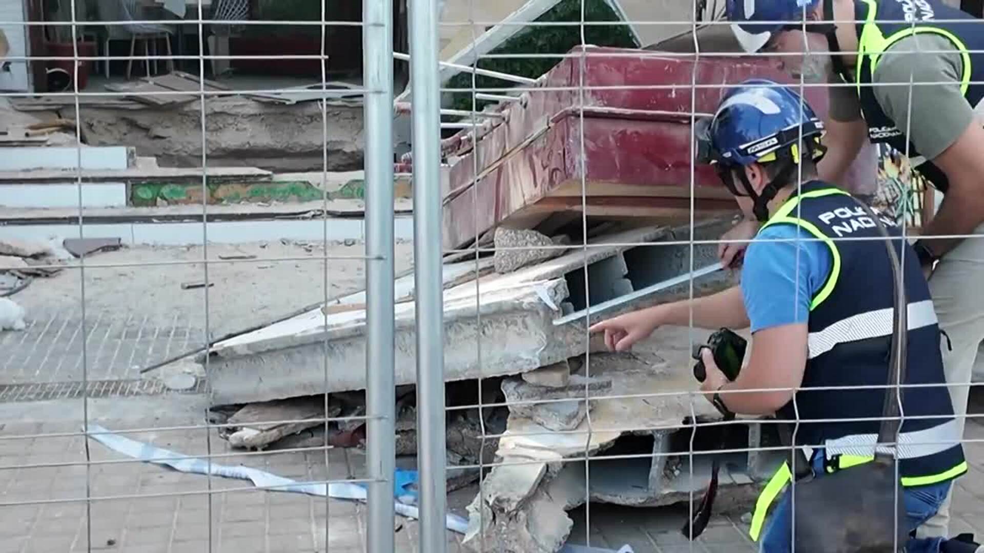 Así es cómo ha quedado el edificio derrumbado en la playa de Palma ...