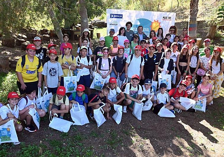 Fifty pupils learn of the importance of water at Marbella Arboretum ...