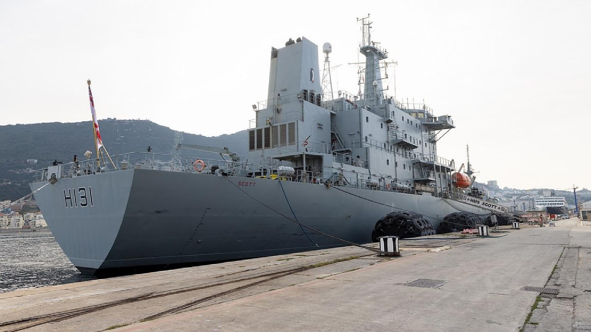 HMS Scott arrives in Gibraltar for routine visit | Sur in English