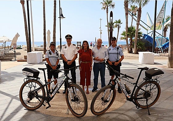 Cycling cops get on their bikes to patrol Senda Litoral coastal path in ...
