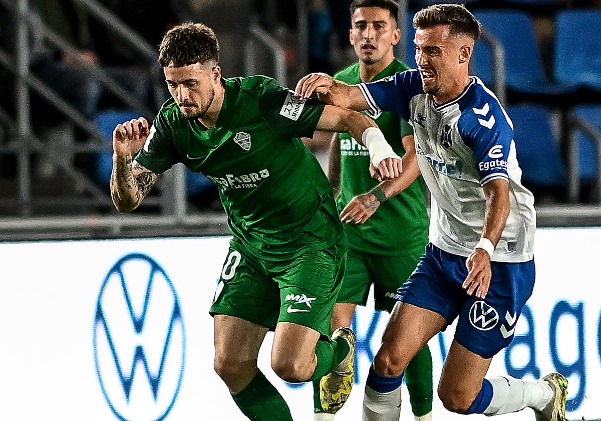 El Elche apela a la seriedad y a un gol inicial de Rodrigo Mendoza para ganar en Tenerife (0-1 ...