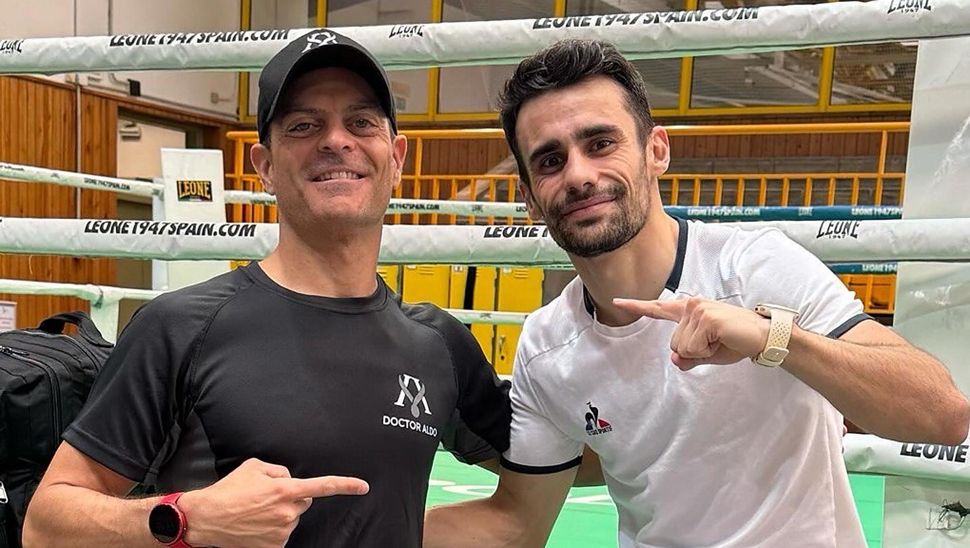 El boxeador alicantino José Quiles, en manos del preparador físico de ...